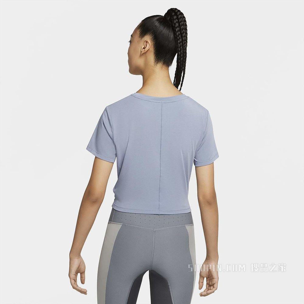 【Nike/耐克】Nike Dri-FIT One Luxe Twist 女子短袖上衣 DD4922-493-搜品之家
