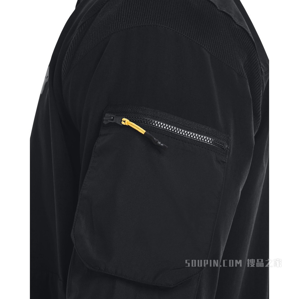 【安德玛】男士Project Rock强森Bomber夹克 1367076-001-搜品之家