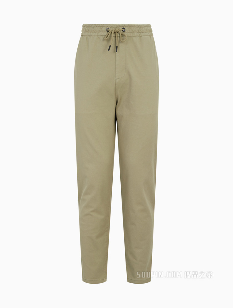 【Calvin Klein】Calvin Klein 男士简约抽绳顺色刺绣休闲裤J320786 J320786-L9F-搜品之家