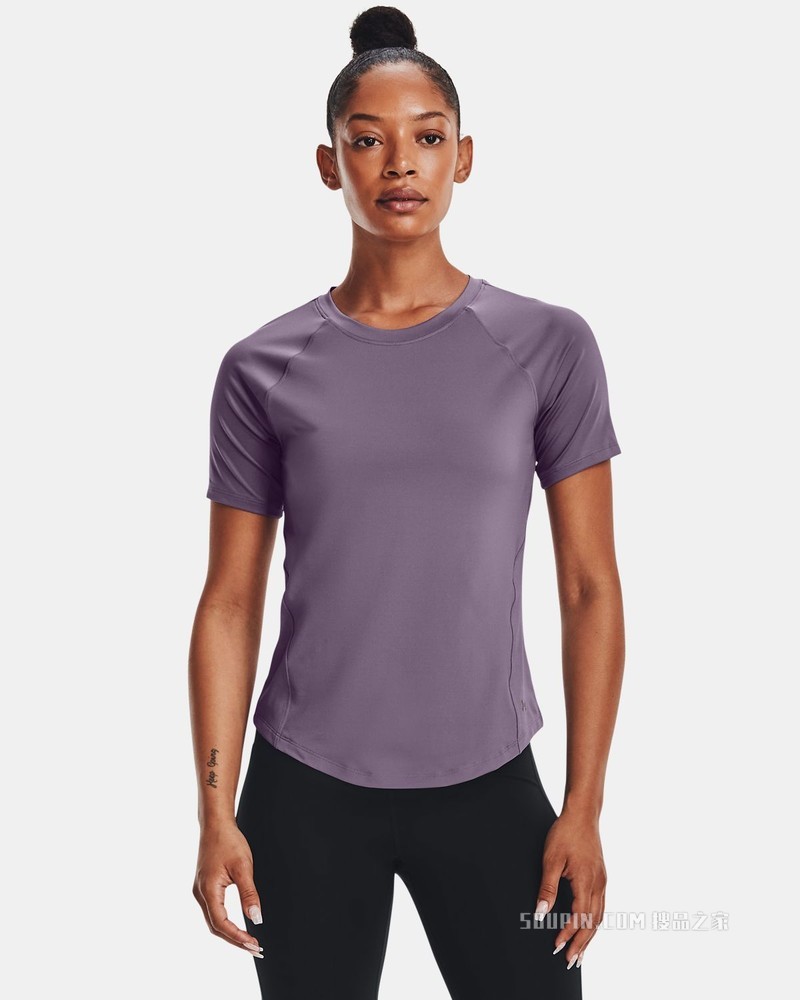 【安德玛】女士UA RUSH短袖T恤 1368178-530-搜品之家