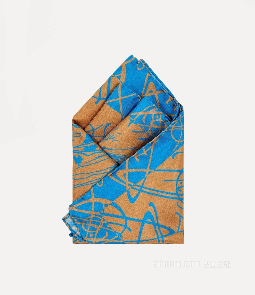 【Vivienne Westwood】Graffiti Tiger Pocket Square 81030002W008GE409-搜品之家