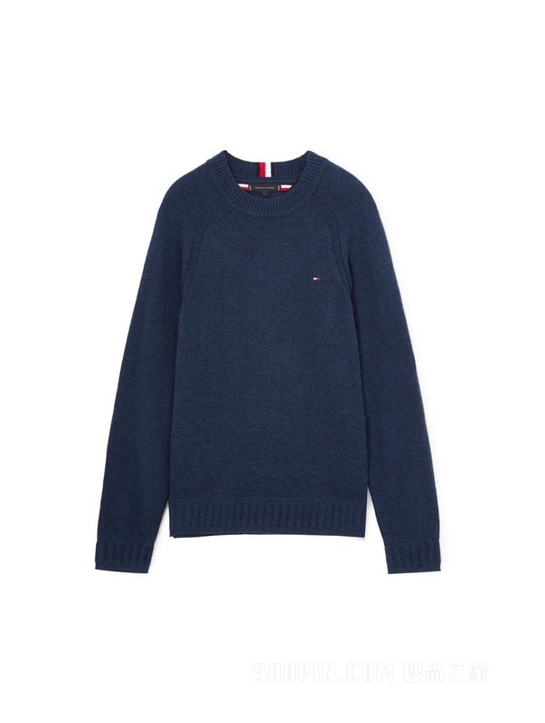 【Tommy Hilfiger】22新款早秋男装套头针织衫MW0MW27710 MW0MW27710DV6-搜品之家