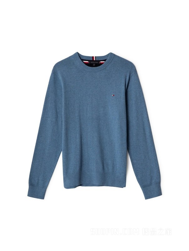 【Tommy Hilfiger】22新款早秋男装套头针织衫MW0MW28046 MW0MW28046DPQ-搜品之家