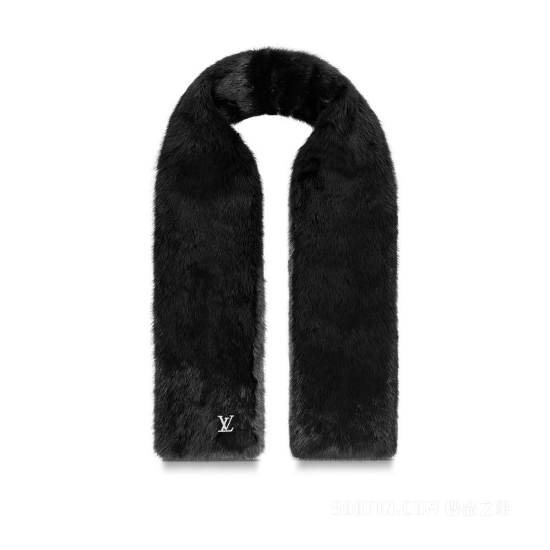 【LV路易威登】Monogram Reverso Fur 围巾 M75891-搜品之家
