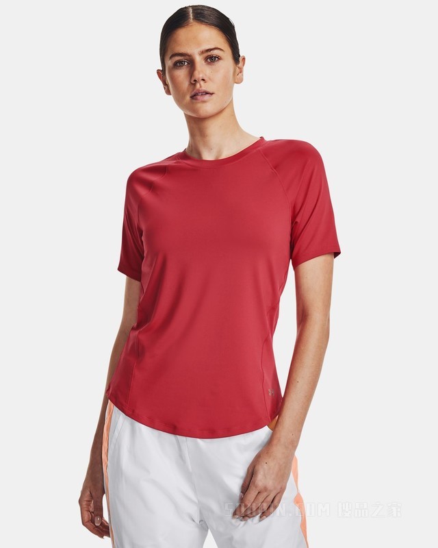 【安德玛】女士UA RUSH短袖T恤 1368178-638-搜品之家