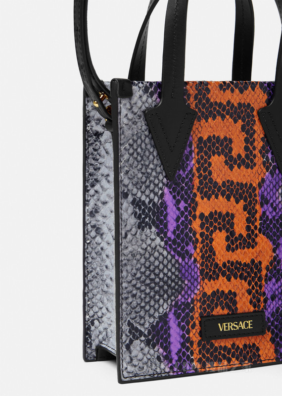 【Versace/范思哲】Python Greca印花斜挎包 1008912-1A06767_5E22V-搜品之家