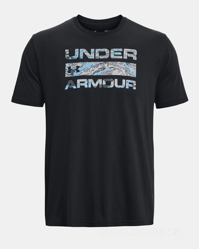 【安德玛】男士UA Stacked Logo Fill T恤 1361903-003-搜品之家