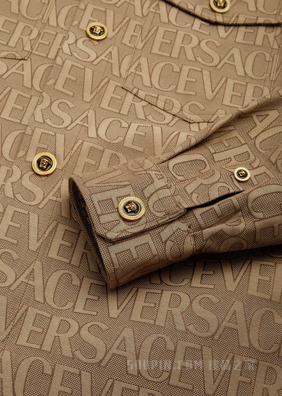 【Versace/范思哲】Versace Allover外套式衬衫 1008738-1A07649_2N740-搜品之家