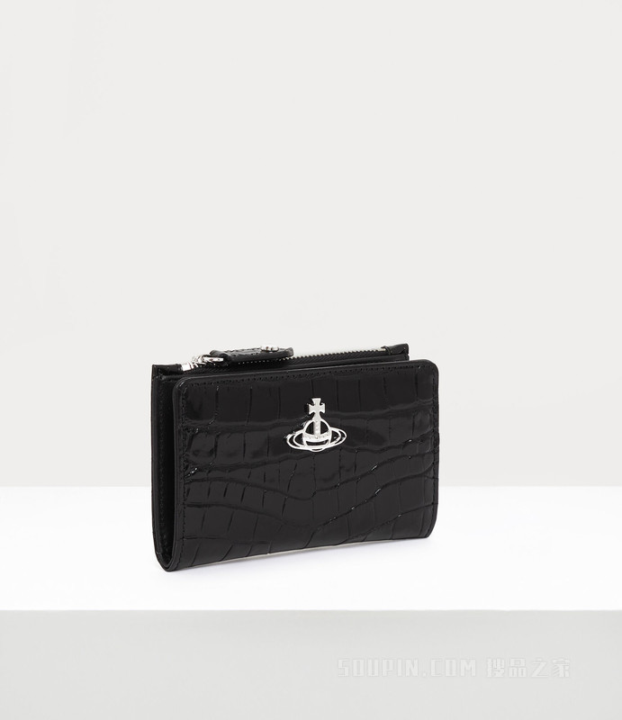 【Vivienne Westwood】Crocodile Slim Long Card Holder 51110039L0039N401-搜品之家