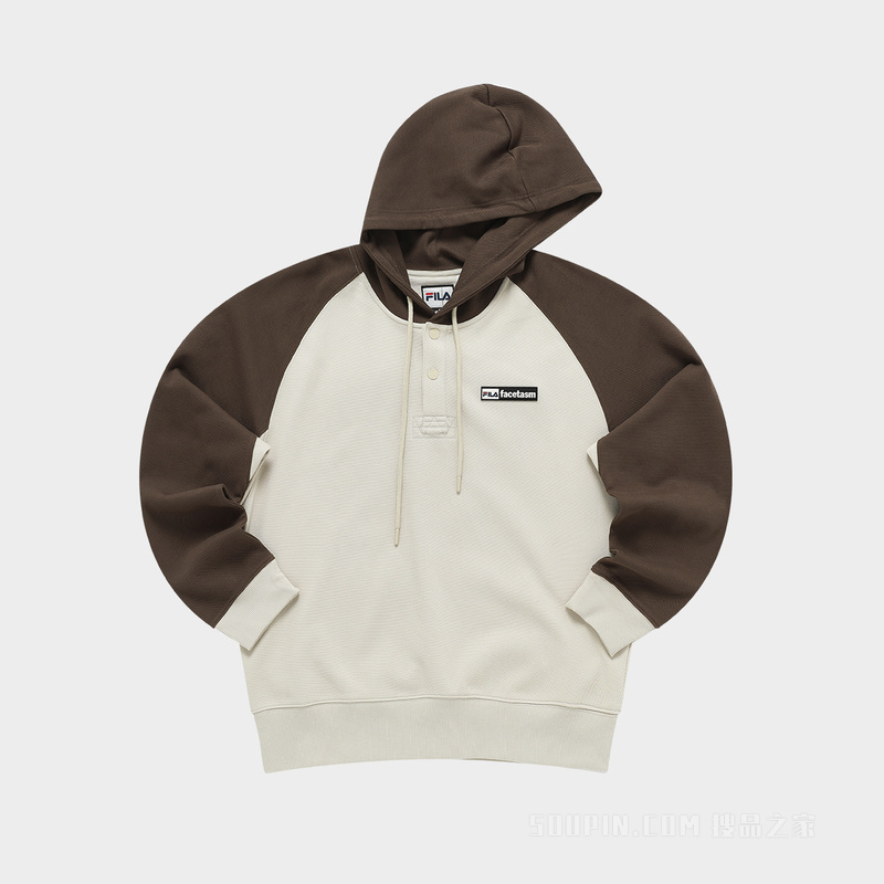 【FILA/斐乐】FILA X FACETASM联名男子潮流运动宽松连帽卫衣 T11M337203F-搜品之家