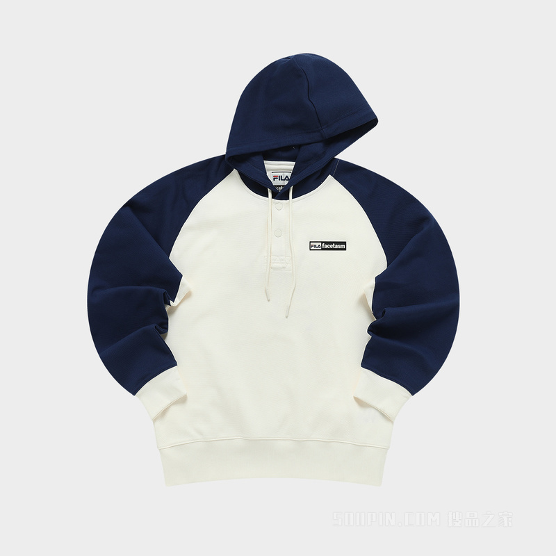 【FILA/斐乐】FILA X FACETASM联名男子潮流运动宽松连帽卫衣 T11M337203F-搜品之家