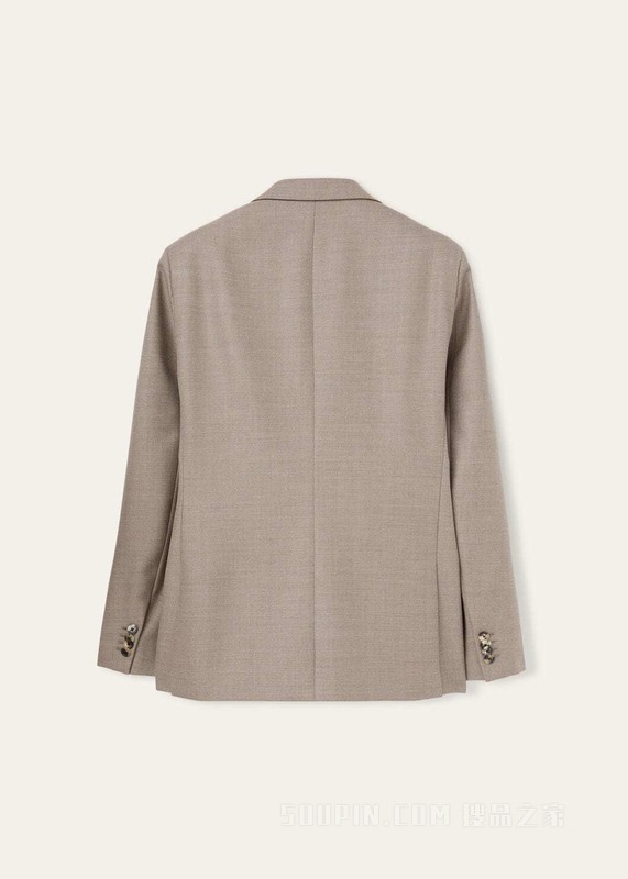 【Loro Piana/诺悠翩雅】Milano 男士夹克 初剪羊毛 FAO0586_D0KU-搜品之家